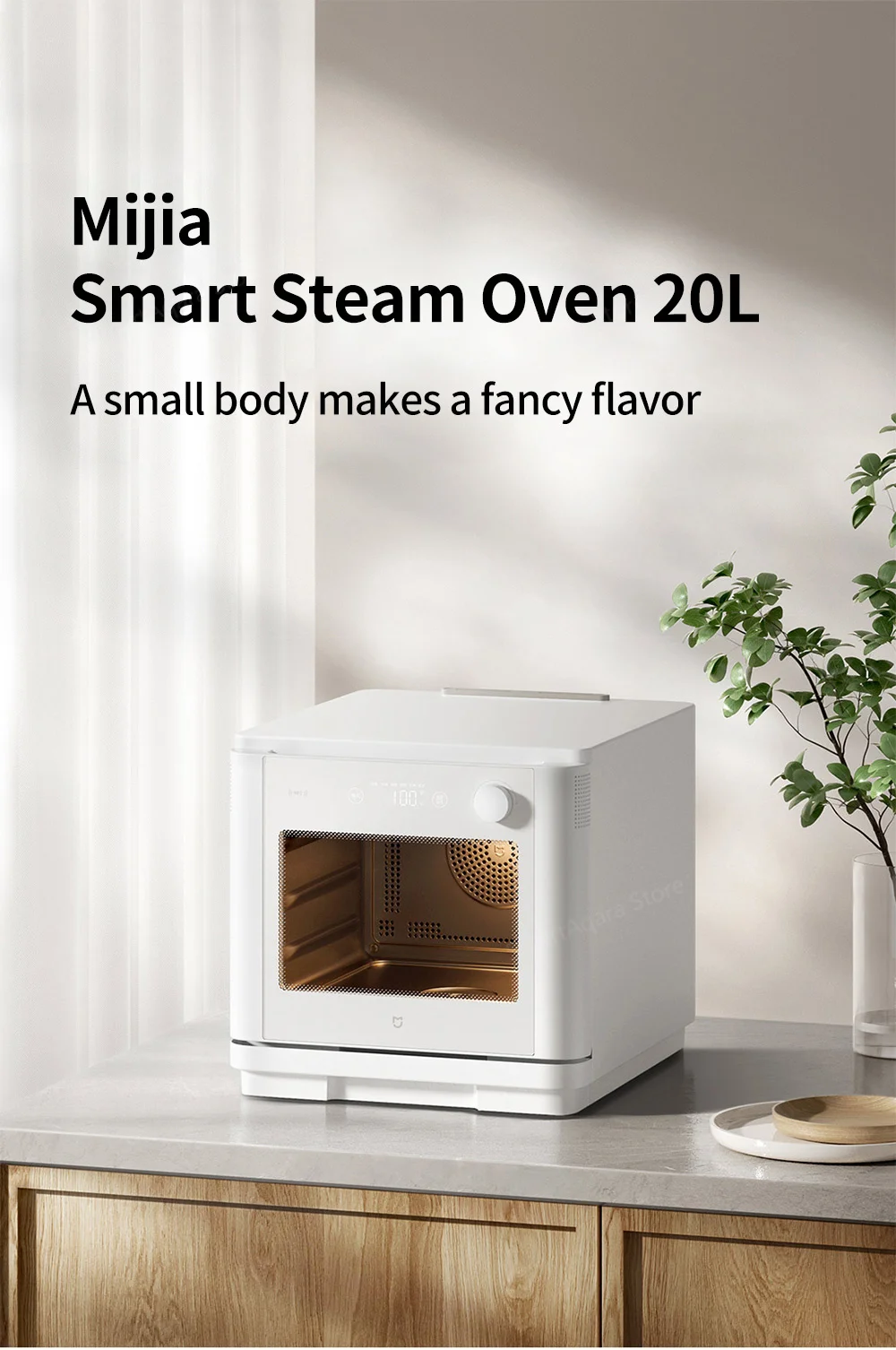 Xiaomi Mijia Steaming Oven 20L 2100W Multifunctional Steaming, Roasting ...