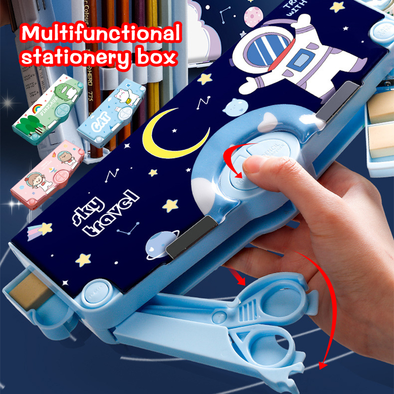 Pencil Box Cartoon EVA Waterproof School Pencel Case Kids Children ...