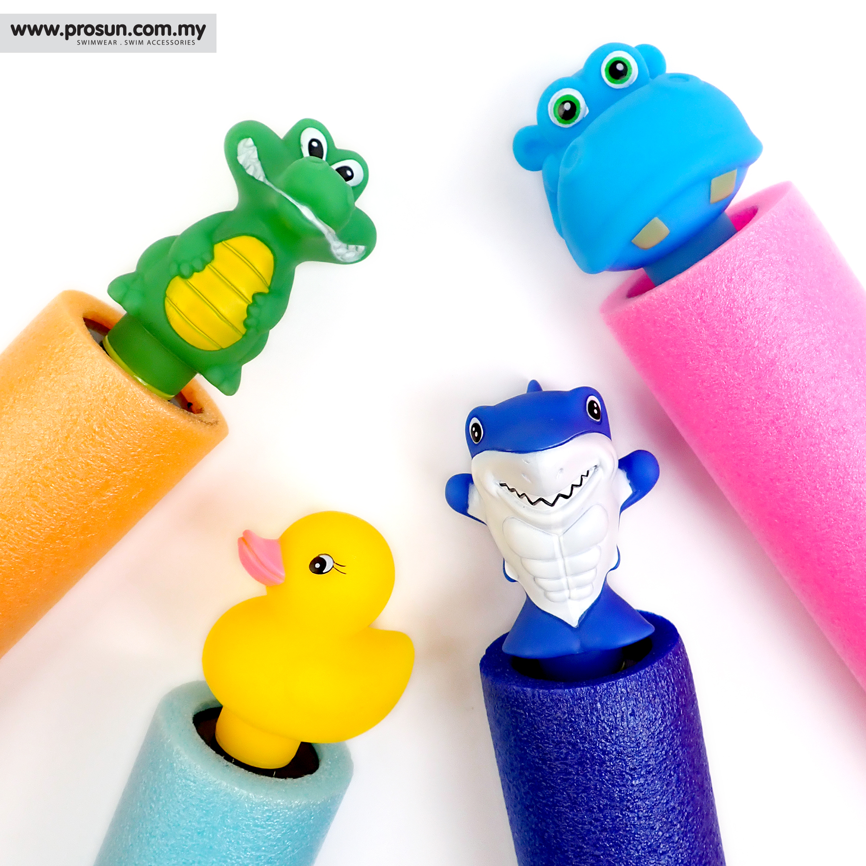 Prosun Cartoon Foam Liquidator Water Blaster Shooter Soaker Gun Pistol ...