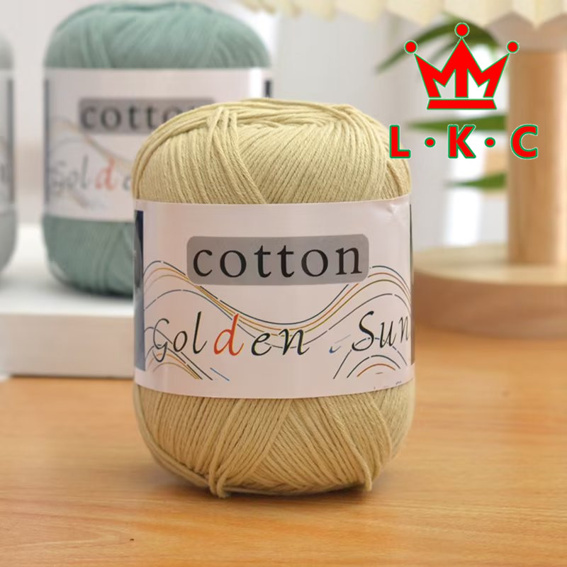 AC01 🇲🇾Readystock🇲🇾 Benang Kait 现货 Golden Sun 100% Cotton Yarn 纯棉线 Pure ...