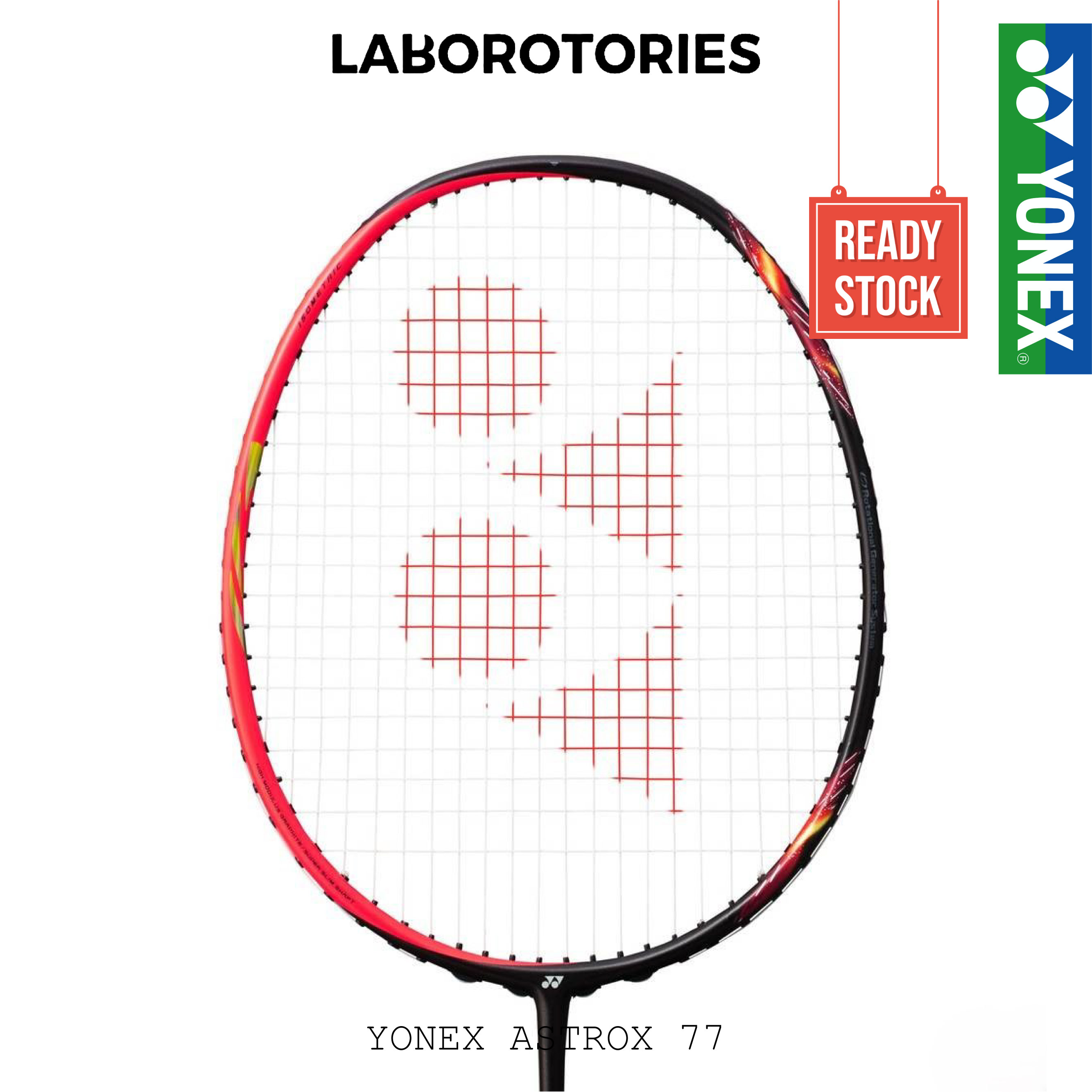 [LABOROTORIES] Yonex Astrox 77 Shine Red 4u Badminton Racket (free P.R ...