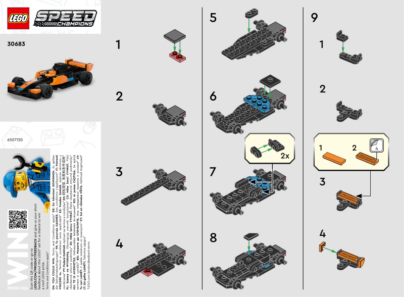 [BricksInBoots] LEGO Speed Champions Mclaren Formula 1 Car Polybag ...