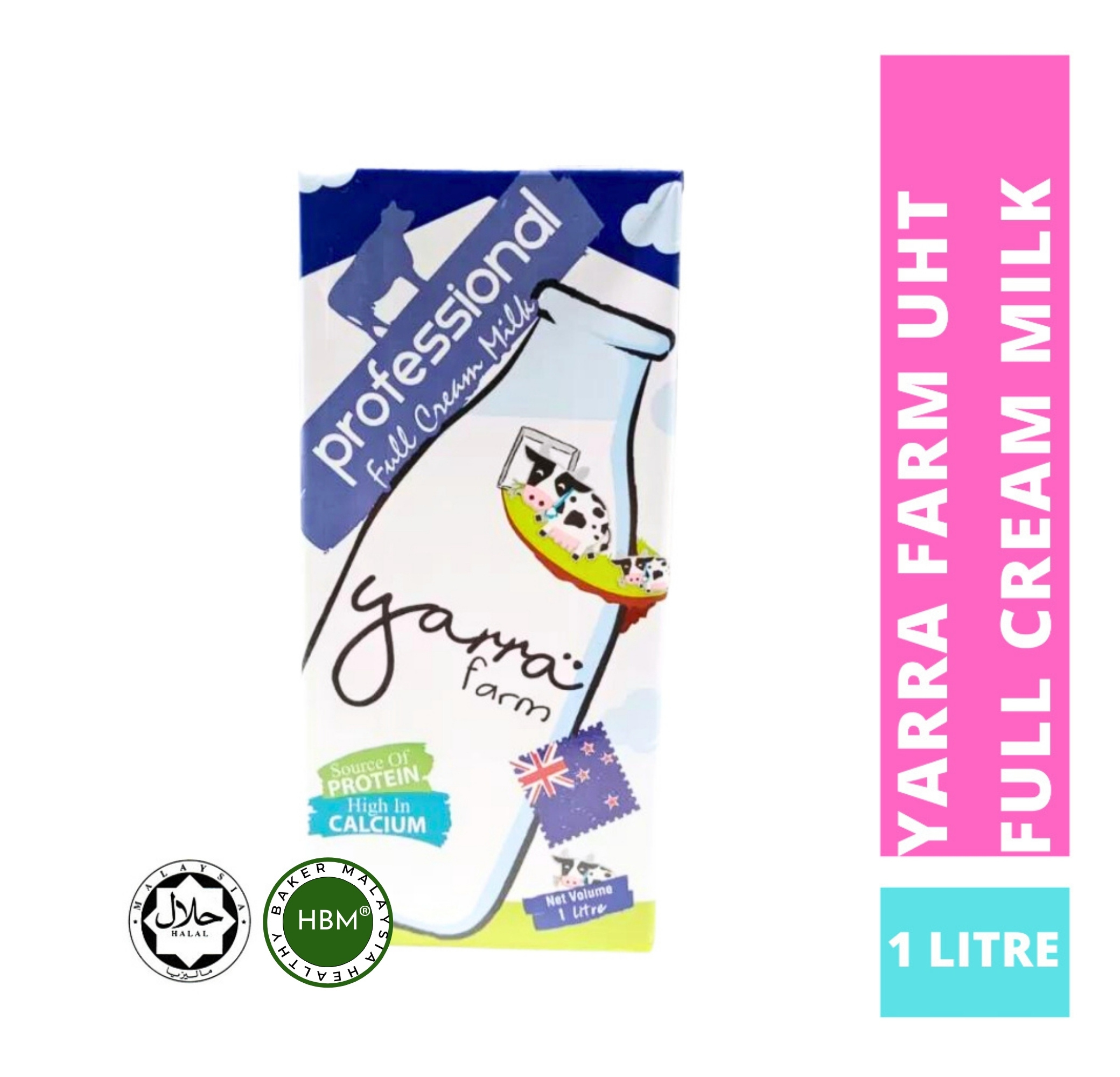 Yarra Farm UHT Full Cream Milk 1 Litre 1 Pack / Farm Fresh / Susu Penuh ...
