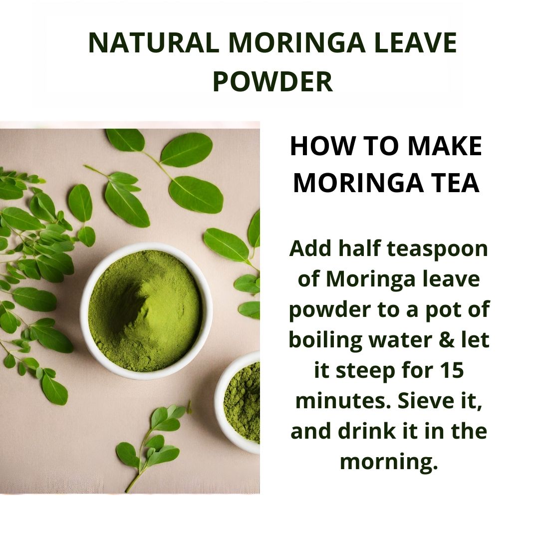 PURE NATURAL MORINGGA (MORINGA) LEAF POWDER 200 GMS (Food Grade, Serbuk ...