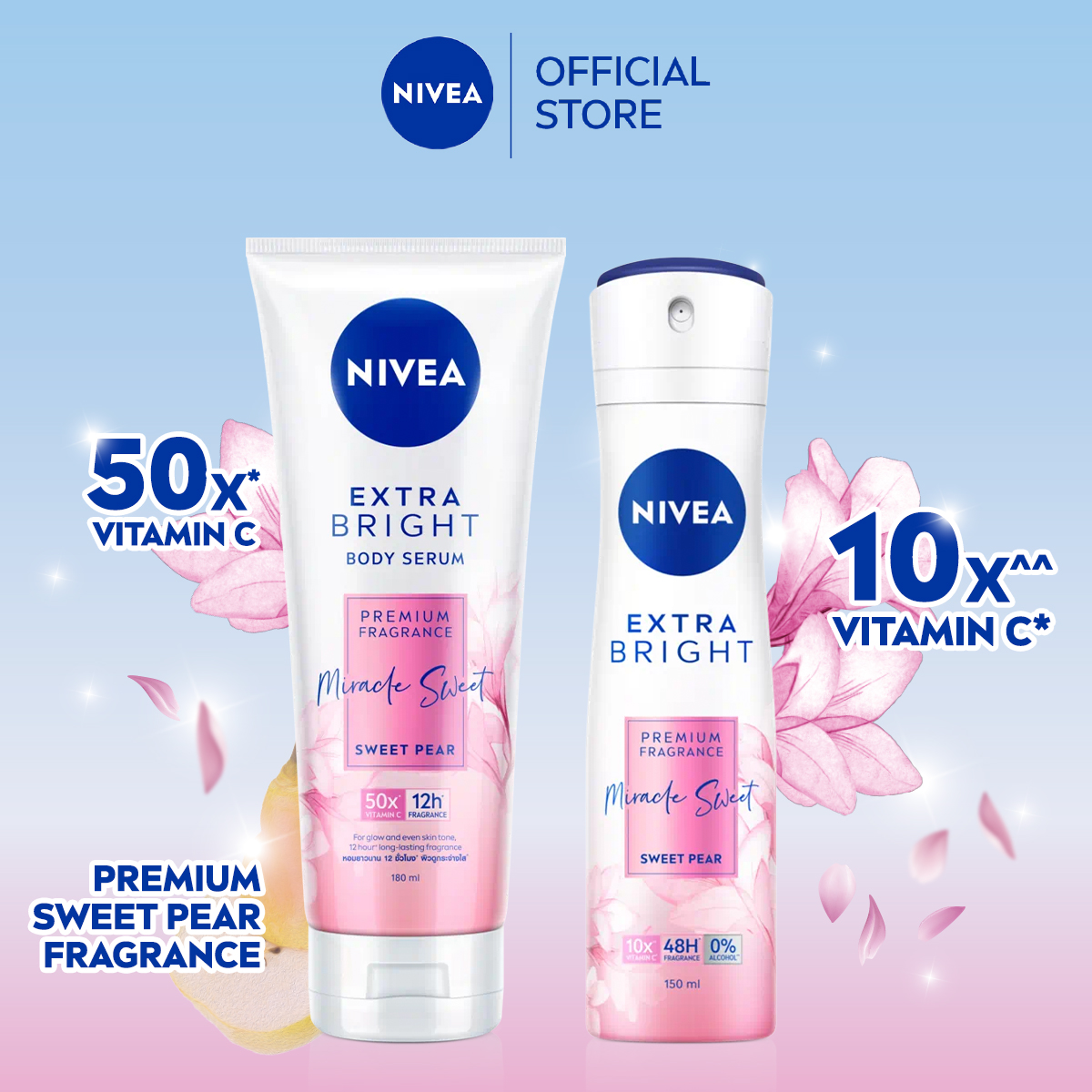 NIVEA Premium Perfumed Fragrance Miracle Sweet Deodorant 50ML/150ML ...