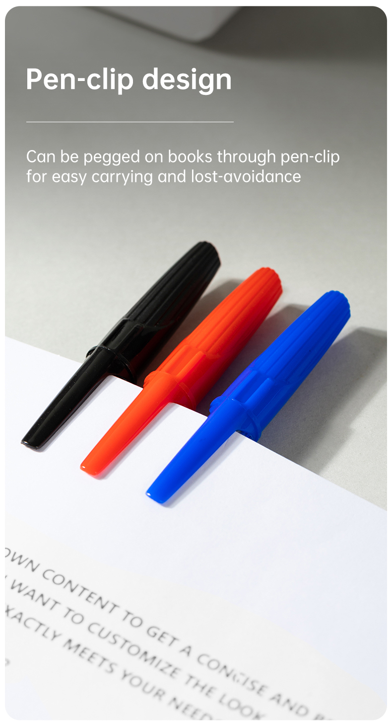 Deli THINK Series Ball Pen - Black/Blue (0.7mm) | Shopee Malaysia
