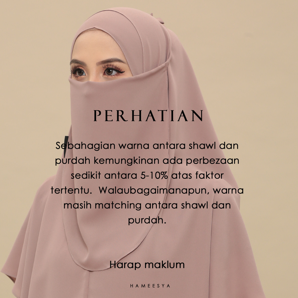 Purdah Sahaja Purdah Chiffon matching with Bshawl & Aisyaa Purdah Dua ...