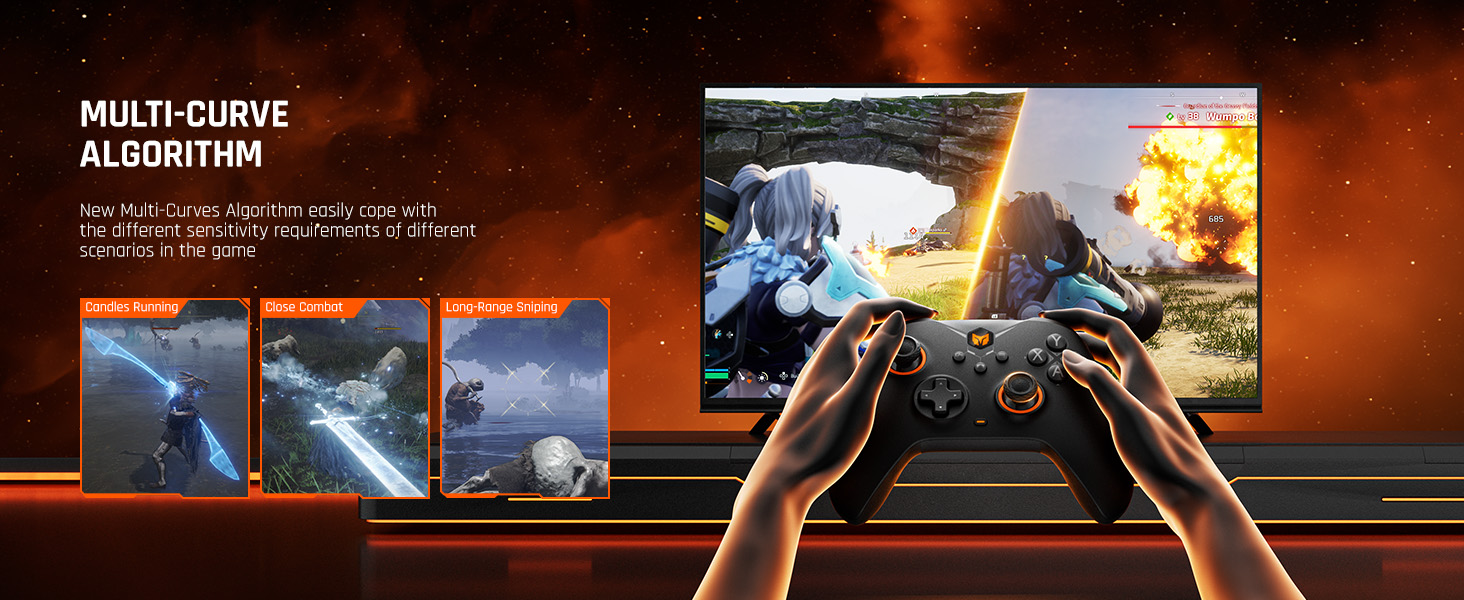 BigBigWon Gale Hall Version Wireless Game Controller Gamepad with ...