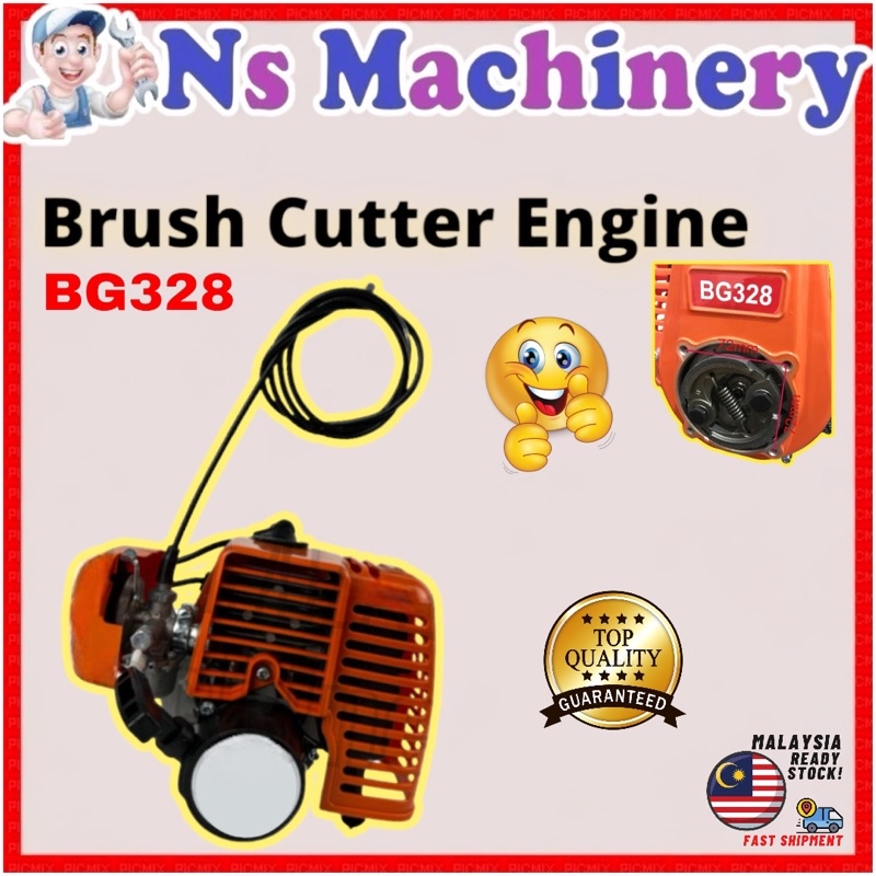 BG328 Engine Only Enjin Sahaja T328 Sum328 Mesin Rumput Brush Cutter ...