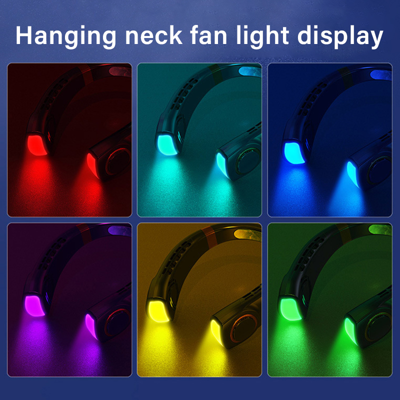 Portable Neck Fan Electric Wireless Fan Usb Rechargeable Mini /Kipas ...