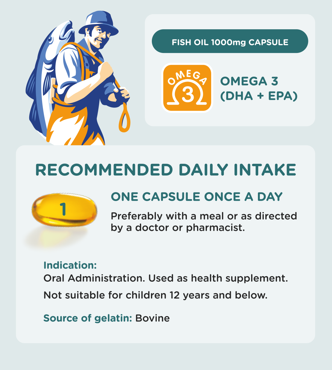 Scott's Fish Oil Capsules with Vitamin A & D for Health Supplement ...