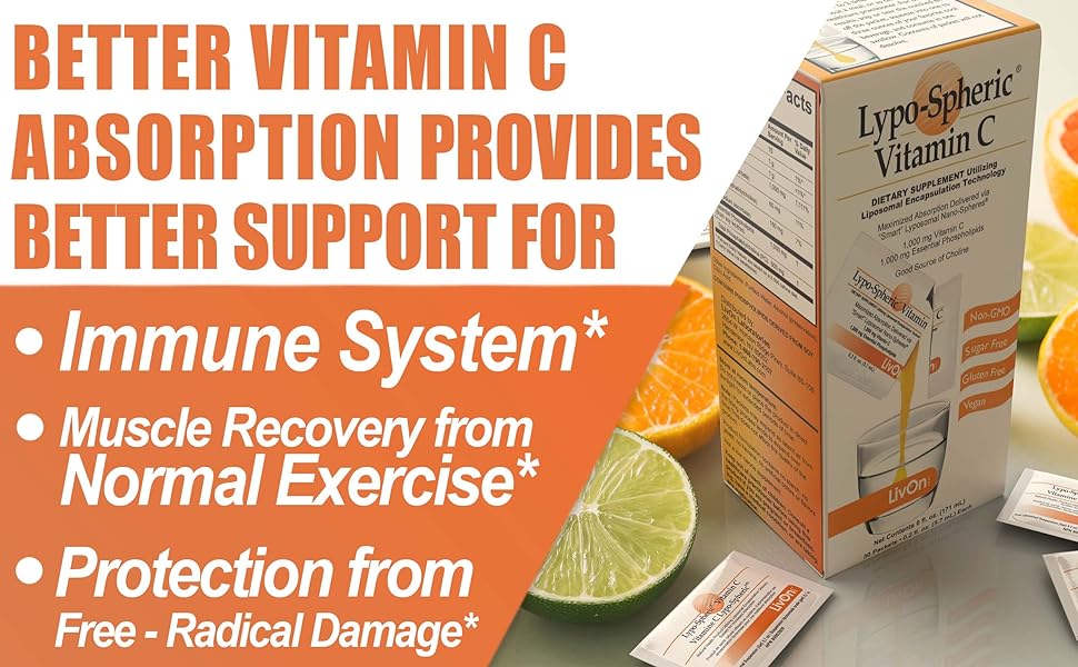 LIVON LABS Lypo-Spheric VITAMIN C liposomal from USA. Best immune anti age support | Shopee Malaysia