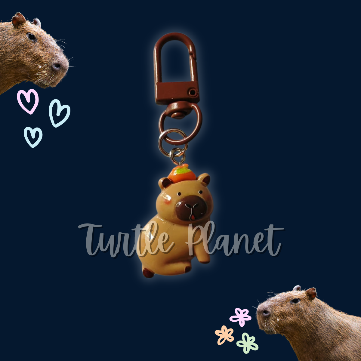 Capybara Keychain Cute Capybara Accessory | Shopee Malaysia