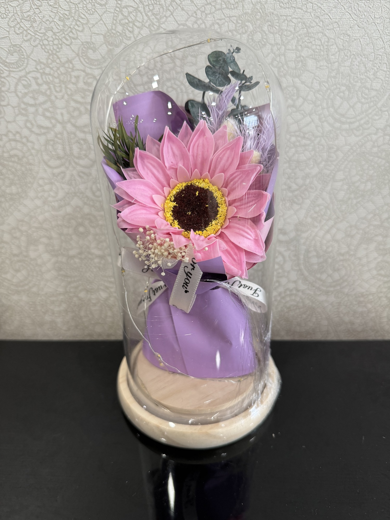 Everlasting flower Dry flower with light Birth day gift Gift Special ...