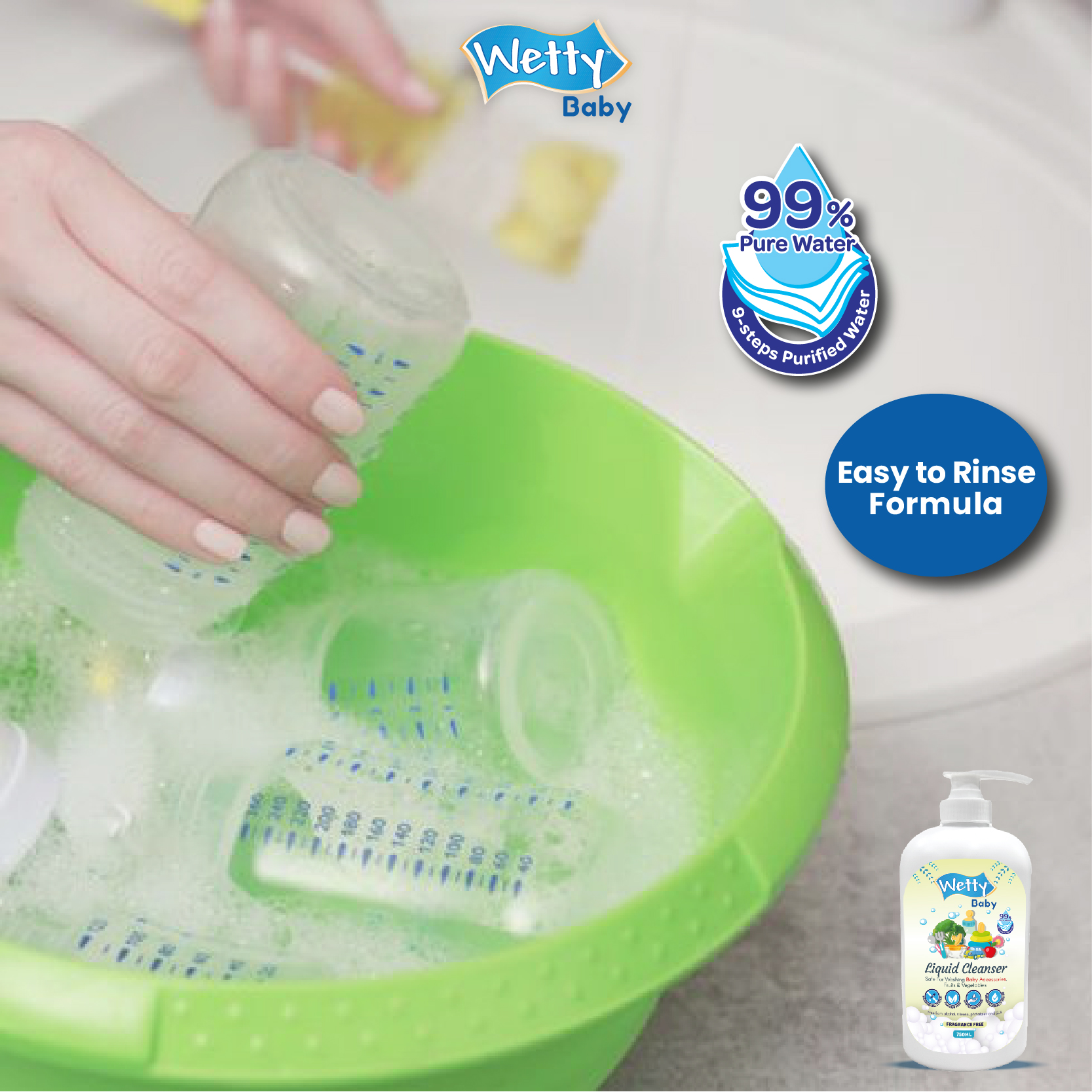 Wetty Baby Liquid Cleanser (750ml) | Shopee Malaysia