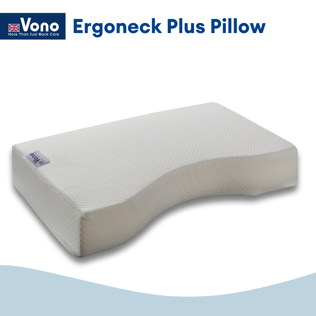 Vono Ergoneck Plus Pillow | Neck Support | Foam Pillow | Shopee Malaysia
