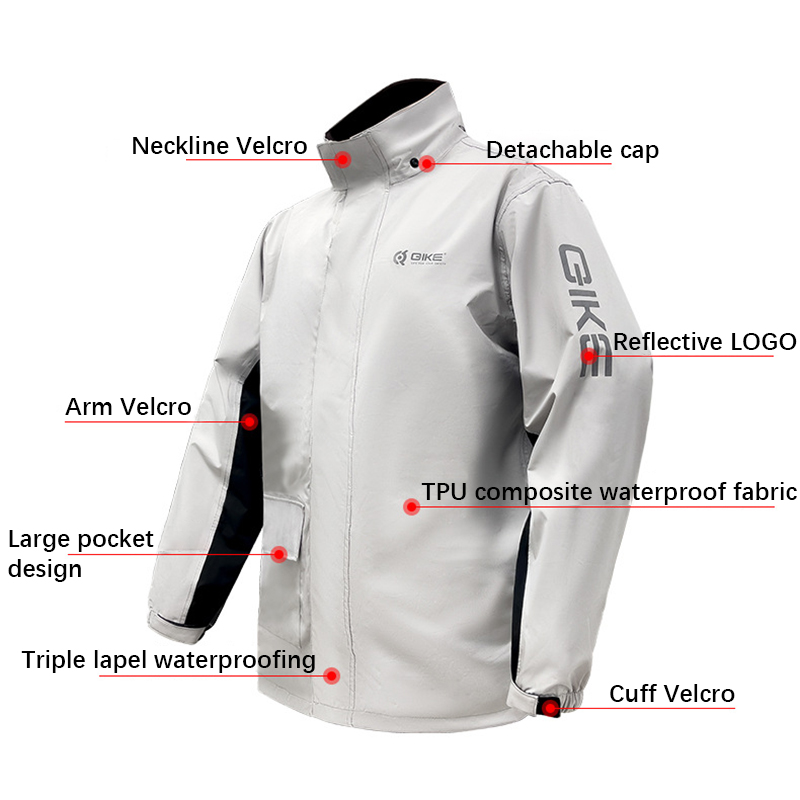 Premium Motorcycle Raincoat Moto Racing Riding Scooter breathable ...