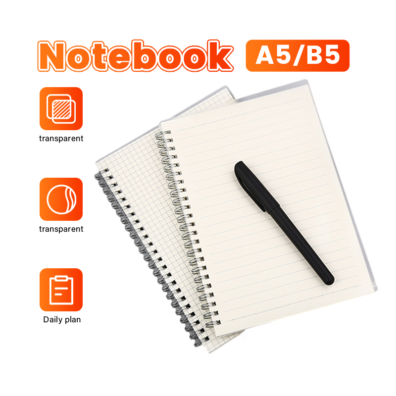 🔥Notebook Buku Tulis Nota Tebal Exercise Book Journal Memo Transparent ...