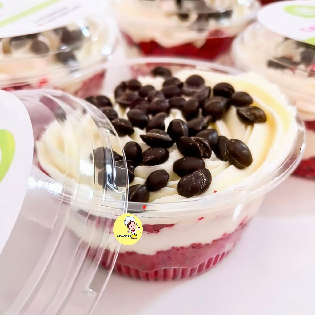 J321 200ml / J581 300ml 10Pc Jelly Box with Lid Cake Dessert Cup Nuts ...
