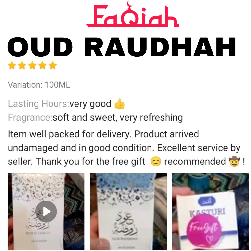 Oud Raudhah Original 100ml Wangian Asli Minyak Wangi Arab Perfume ...