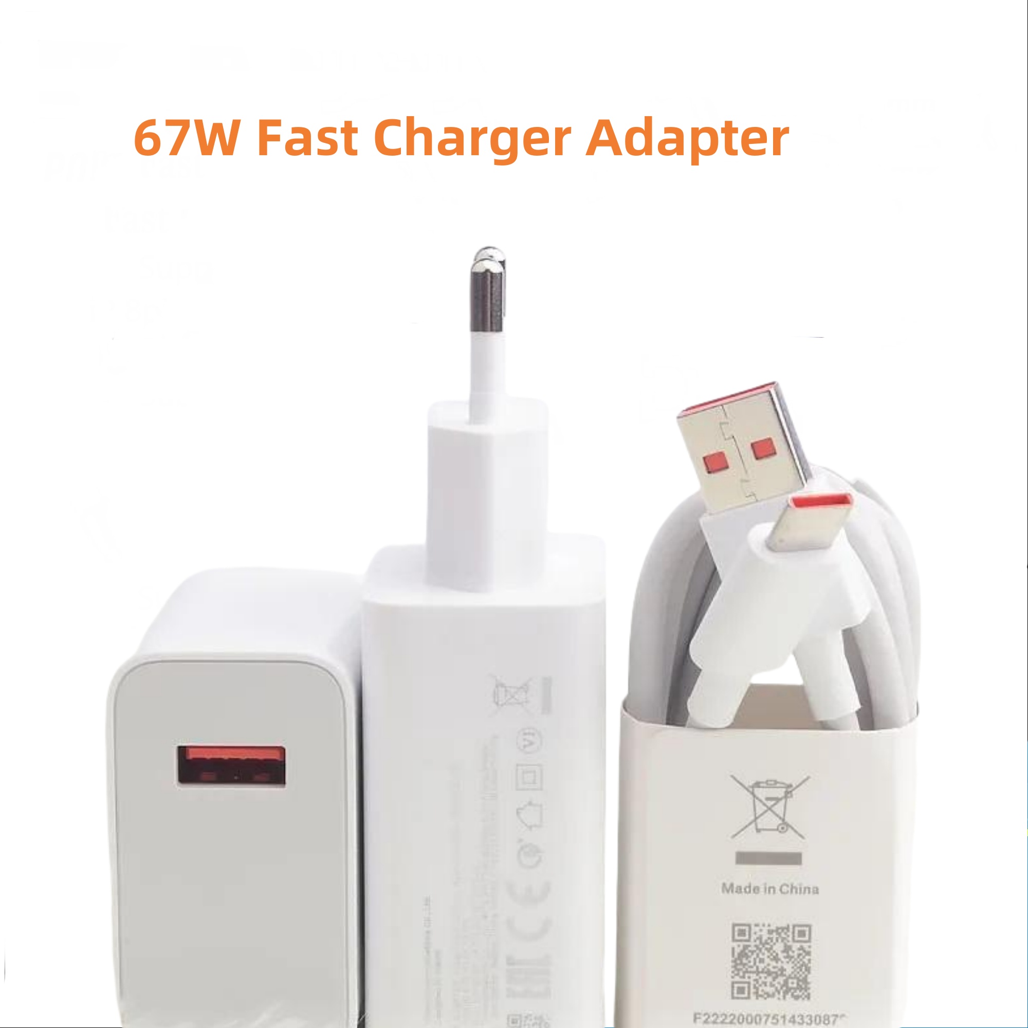 POCO M3 67W Fast Charger Adapter Plug For Xiaomi 11T 12X / POCO X3 F4 ...