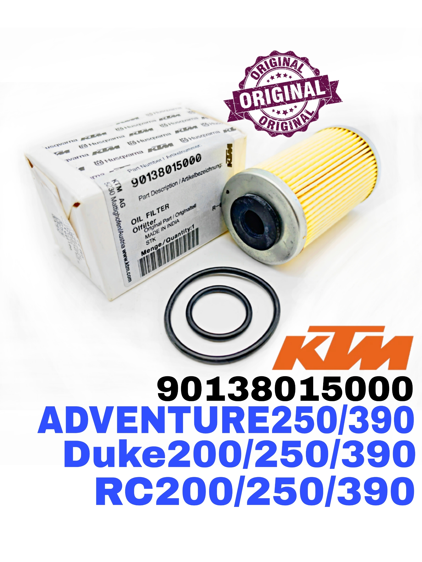 90138015000 Oil Filter Original KTM Motor KTM Duke200 Duke250 Duke390 ...