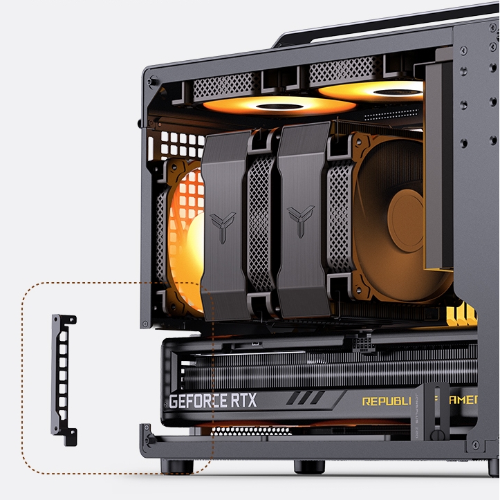 Jonsbo Z20 PC ITX / MATX Gaming Chassis Desktop Casing ( Black / White ...