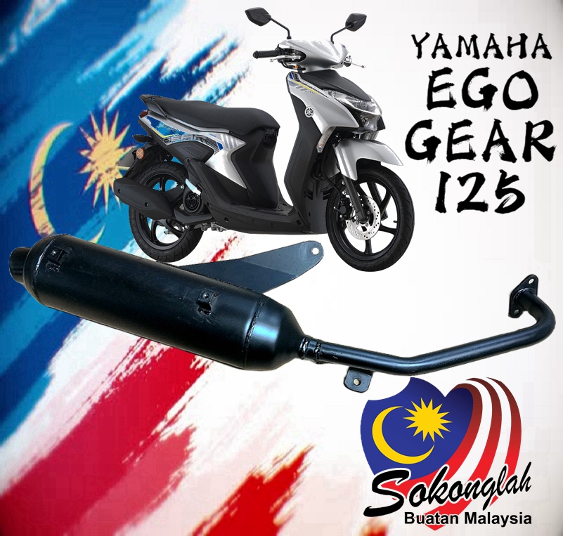 YAMAHA EGO GEAR 125 GEAR125 MUFFLER EJM EXHAUST STANDARD STD MOTOR ...