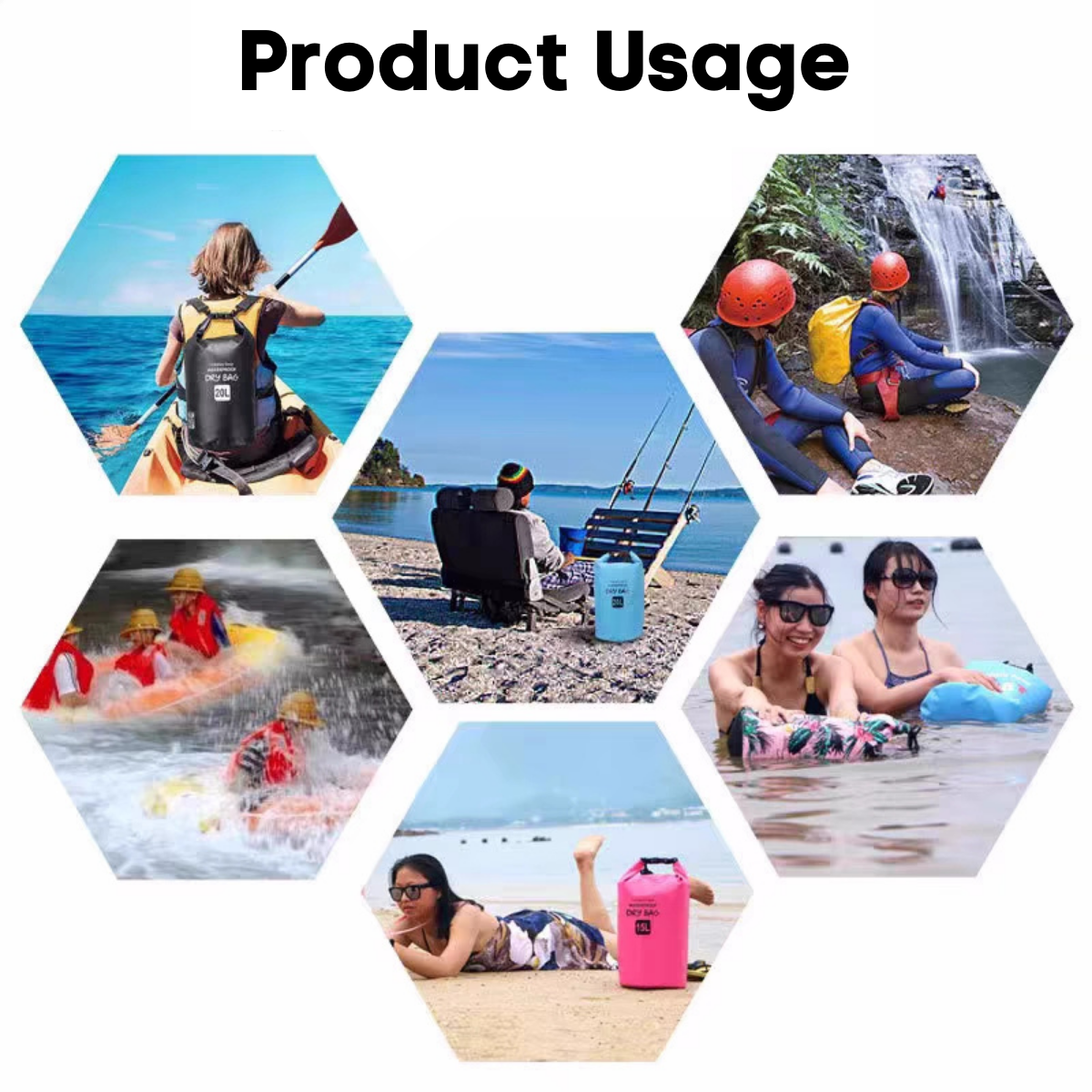 Water Proof Bag Beach Bag Dry Bag Beg Pancing Waterproof Beg Kalis Air ...