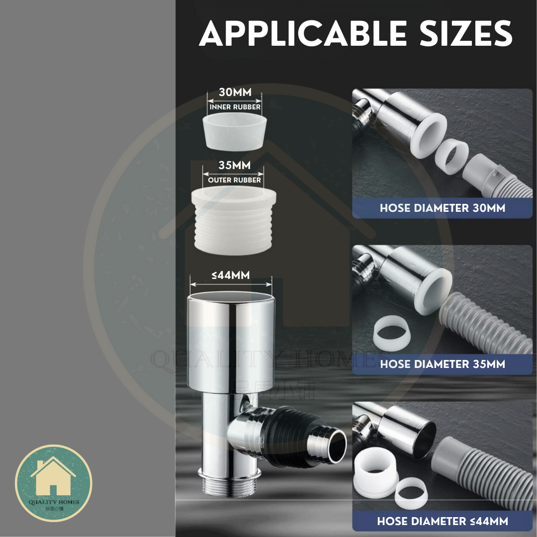 Quality Homes 30-44mm Big Outlets Connectors 15cm x 15cm Floor Grate ...