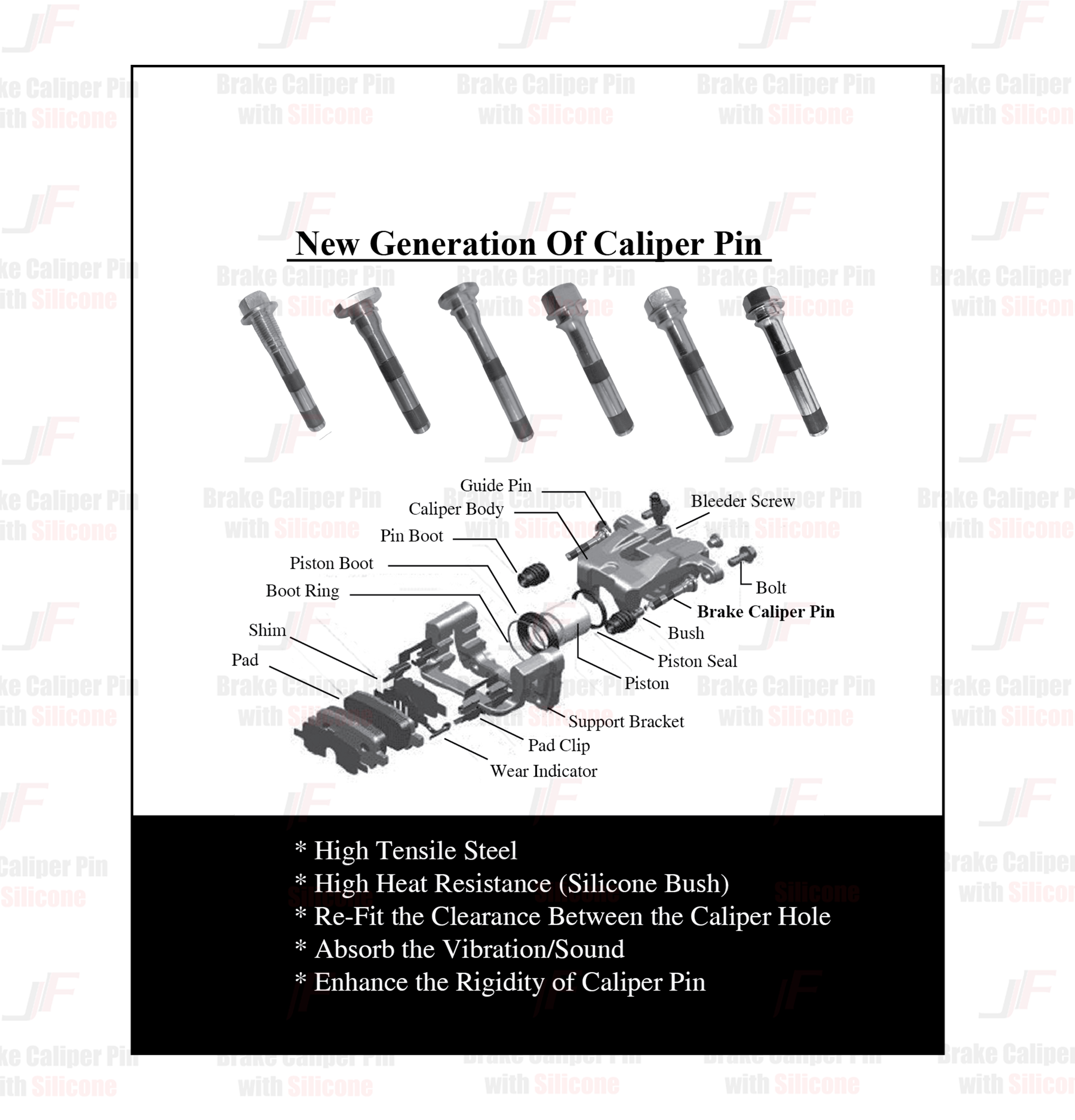 💎JF Caliper pin💎 (2008-2019)( Exora CPS / Proton Exora / Exora Bold ...