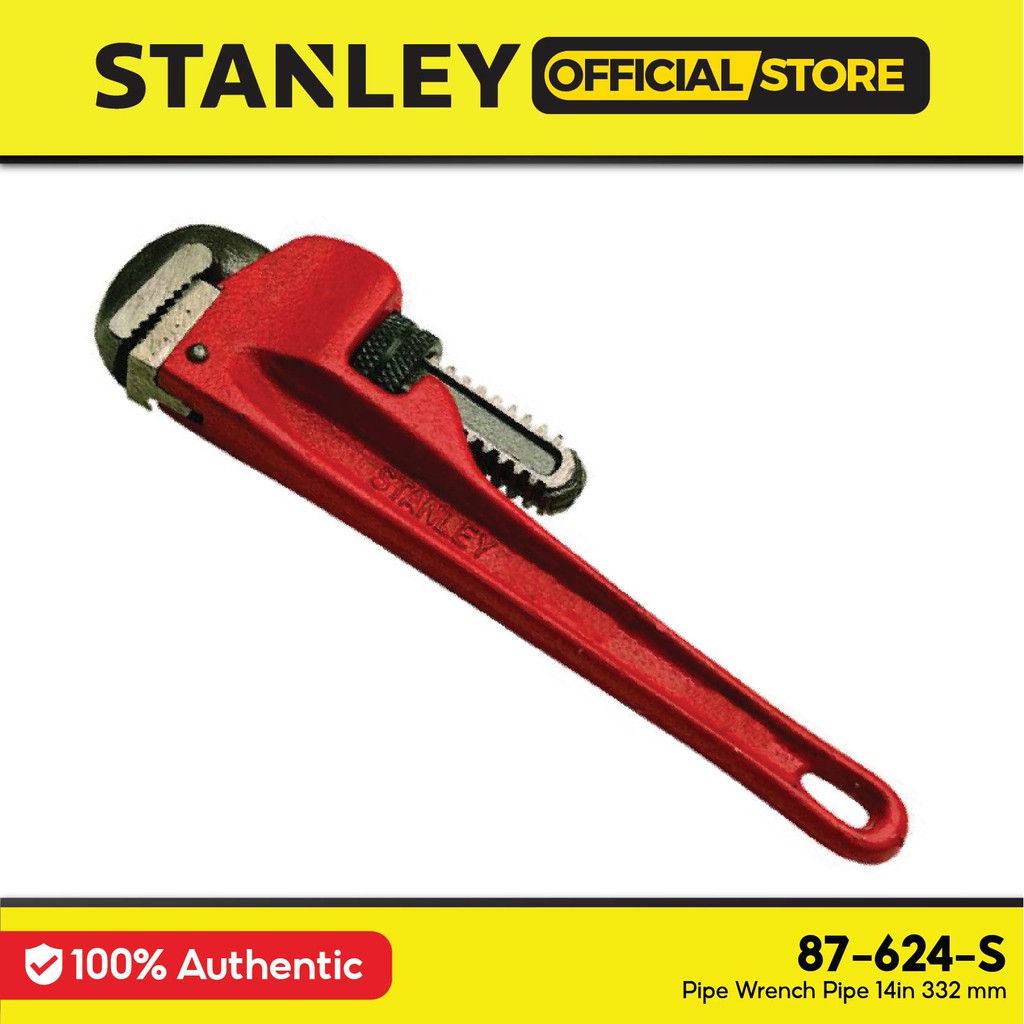 STANLEY Pipe Wrench 87-620-S | 6"/140mm | 8”/186mm | 10"/248mm | 12 ...