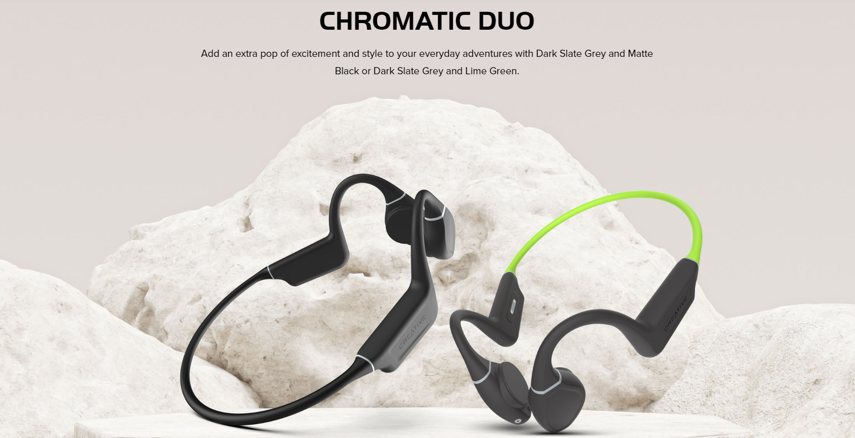 Creative Outlier Free+ - Wireless Bone Conduction Headphones with ...