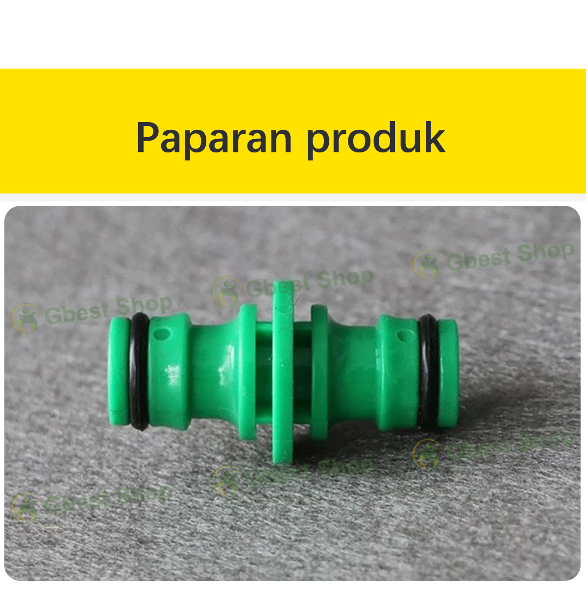 Double Headed Pacifier Tap Hose Connector Faucet Adapter Garden Water ...