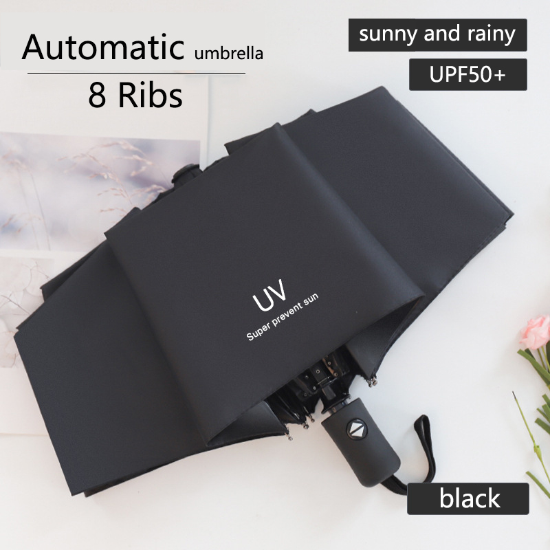 ( 60 Ribs 126CM) Extra large.Automatic Umbrella UPF50+ Sun Umbrella Windproof Folding Umbrella ...
