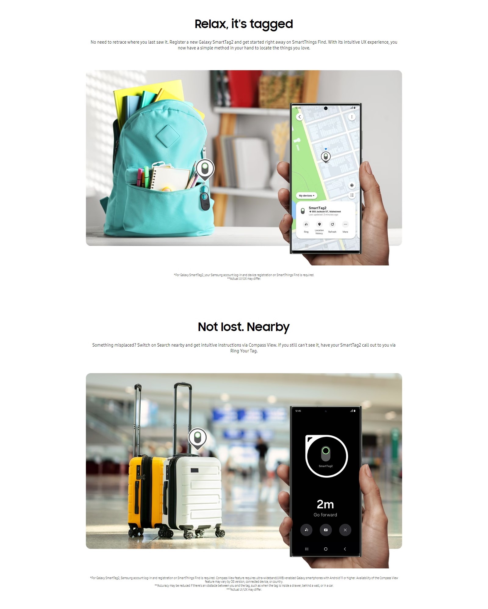 (Ready Stock) Samsung Galaxy SmartTag2 | 500 Days Battery | IP67 Water ...