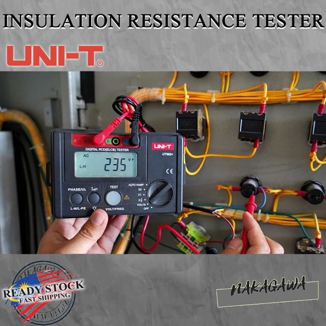 UNI-T UT582+ DIGITAL RCD TESTER ELCB TESTER AUTO RAMP LEAKAGE CIRCUIT ...