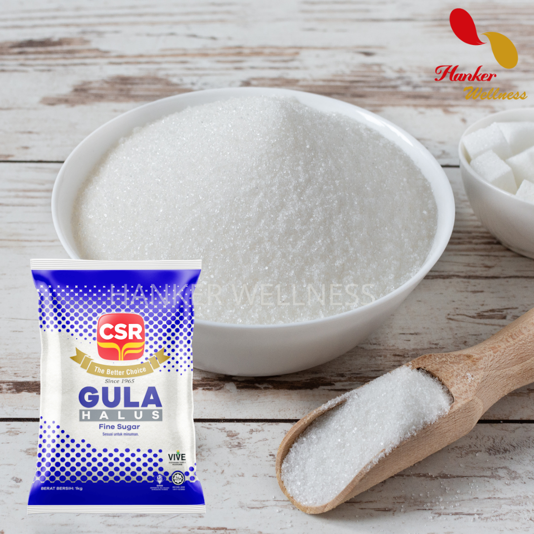 CSR Gula Pasir Halus | Fine Sugar | White Sugar 白砂糖 | 1kg x 2 Packs ...