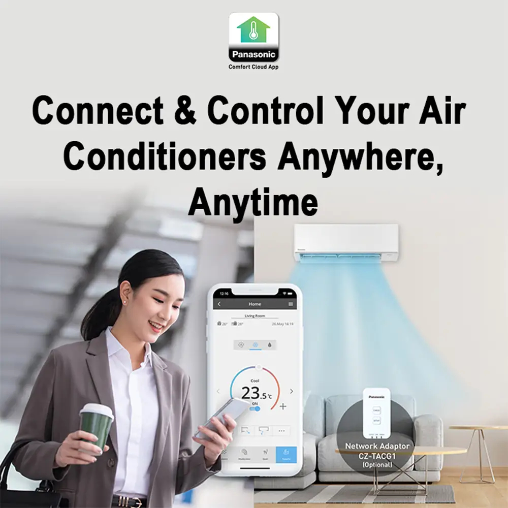 Panasonic Eco Inverter YU X-Saver R32 Air Conditioner (1.0HP/1.5HP) CS ...