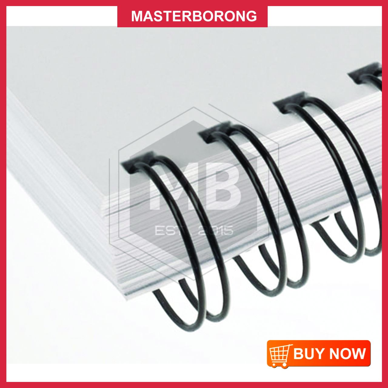 masterborong Wire Comb Binding Comb Steel Wire Binding Spines Wire O ...