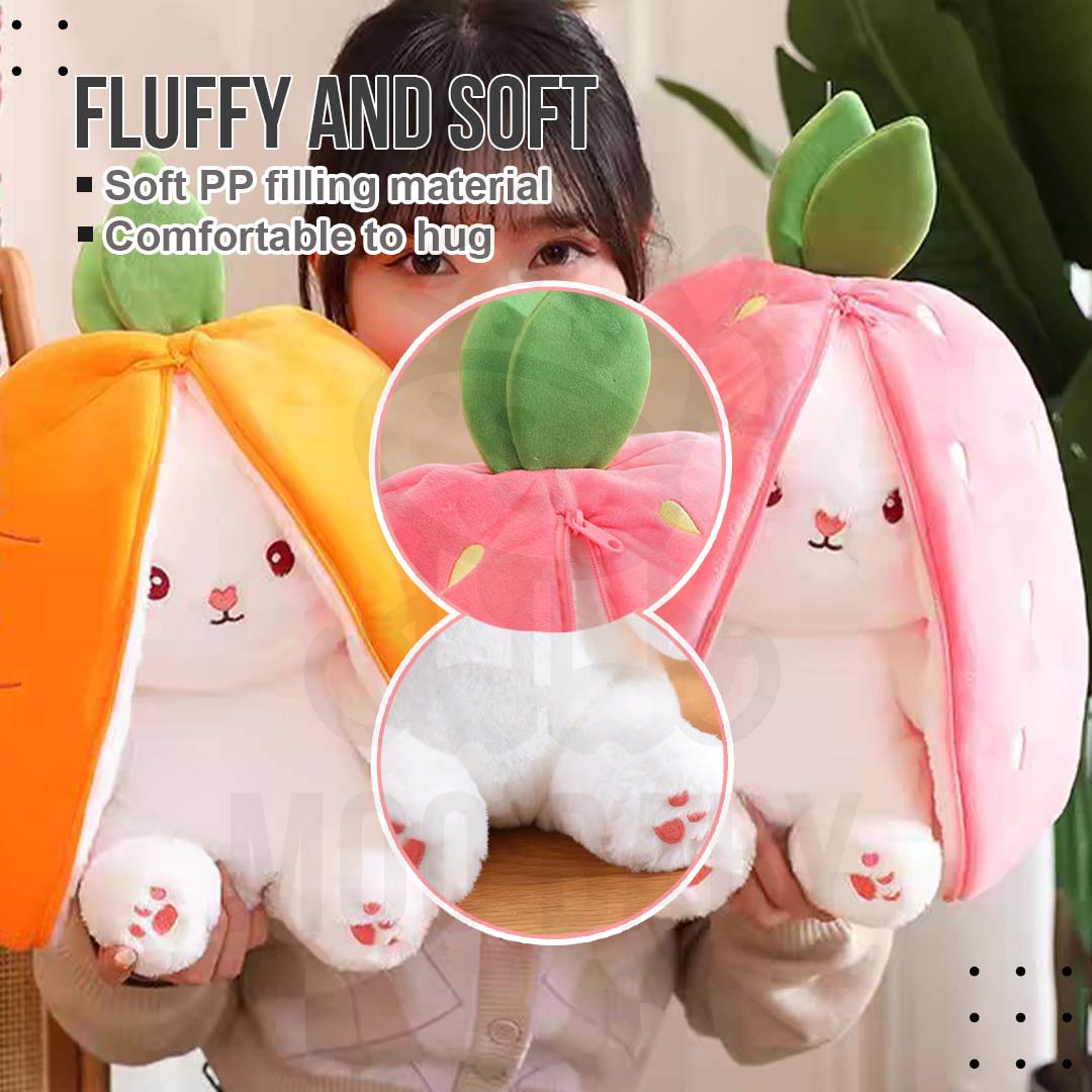 Moo Baby Boneka Anak Patung Comel 2in1 Rabbit Plush Toy Rabbit Plushie ...