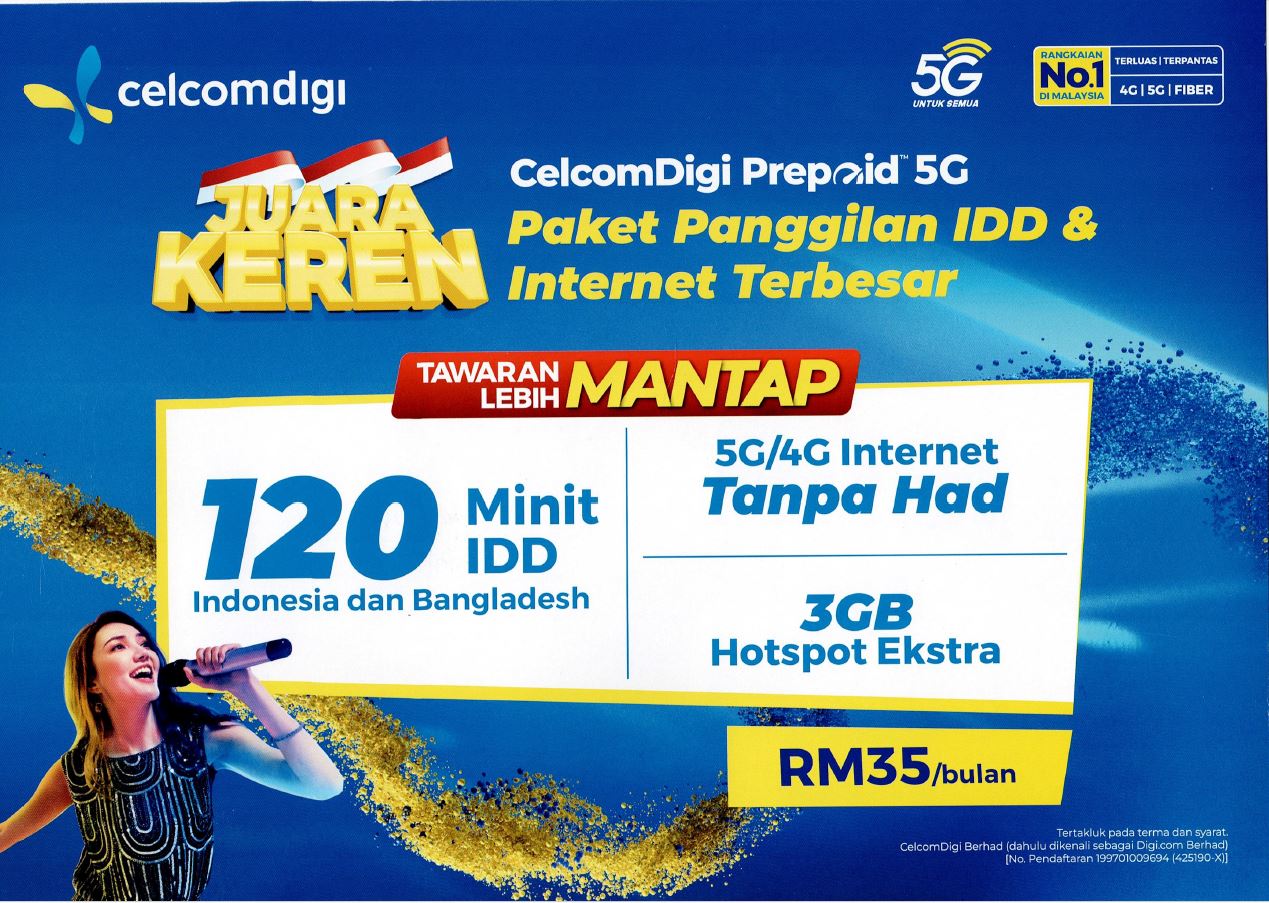 CELCOMDIGI 5G EDISI BIRU PREPAID SIM (Edisi Biru) | Shopee Malaysia