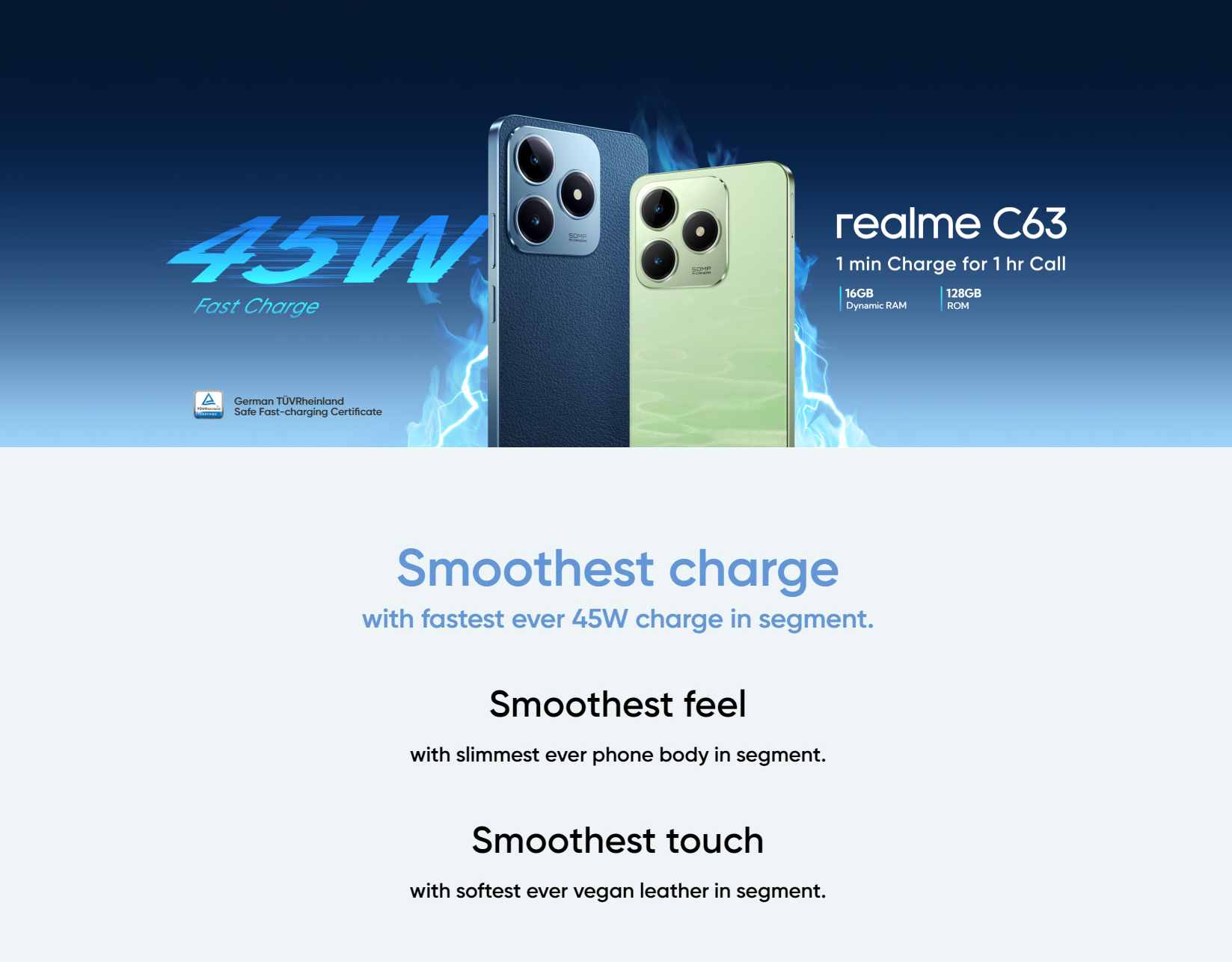 Realme C63 4G LTE/RMX3939 (8GB+128GB) Original Realme Malaysia Warranty ...