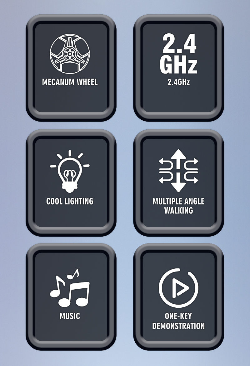 RC AI Robot 8 Roda Wheel Pet Electric Remote Control Toy Dog ...