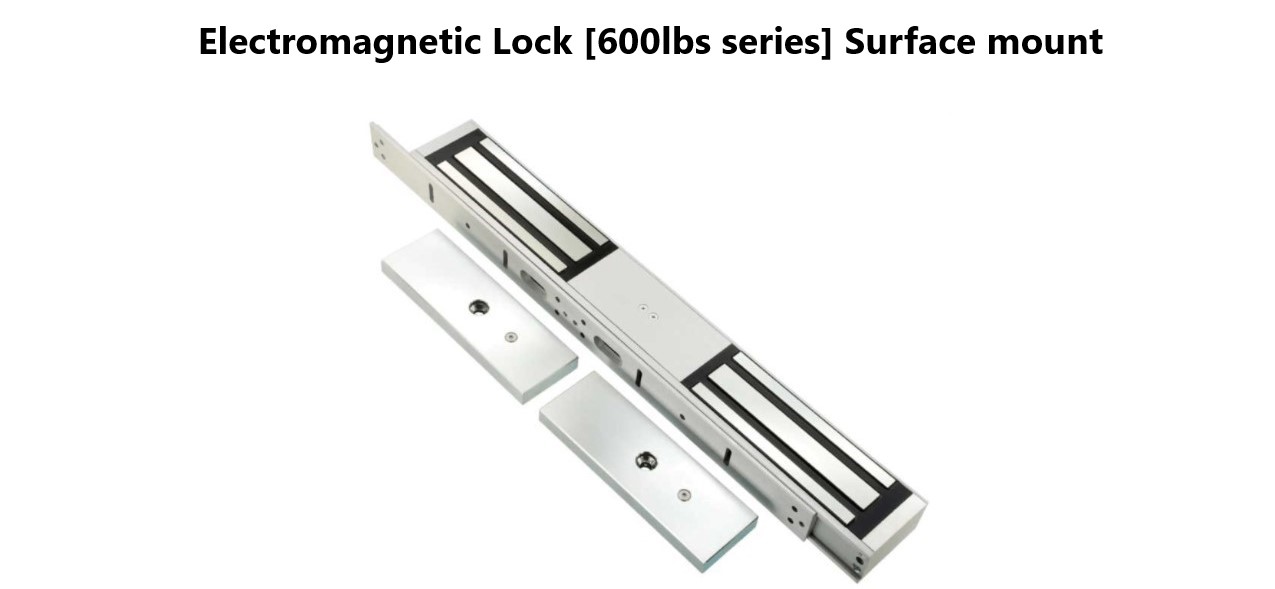 Ebelco Door Access Control Double Electromagnetic Magnet EM Lock 600lbs ...