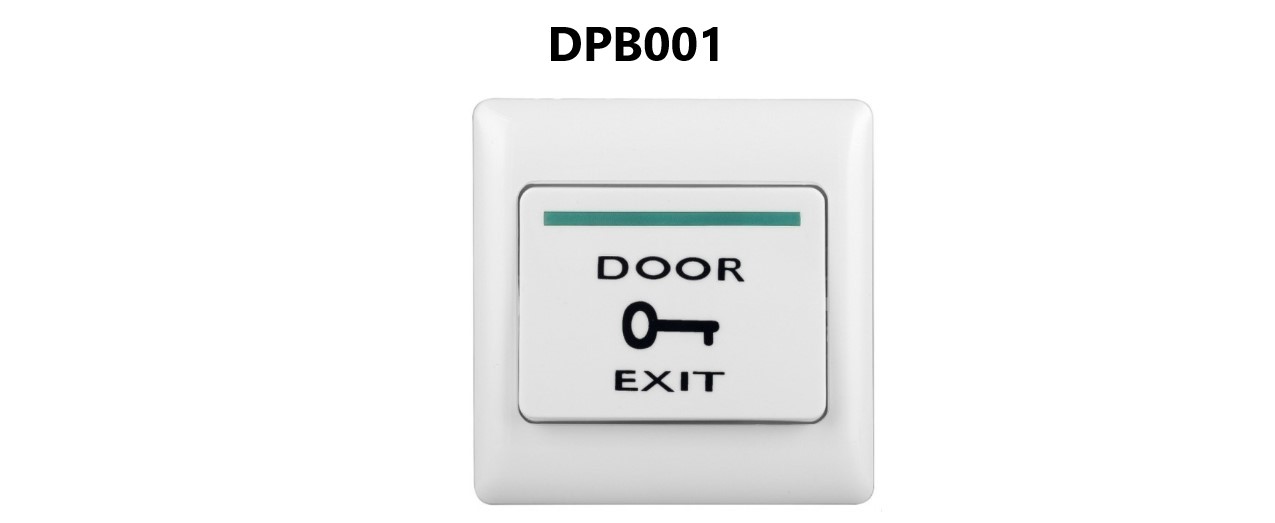 Big White Exit Push Button For Electromagnetic EM Lock Door Access ...
