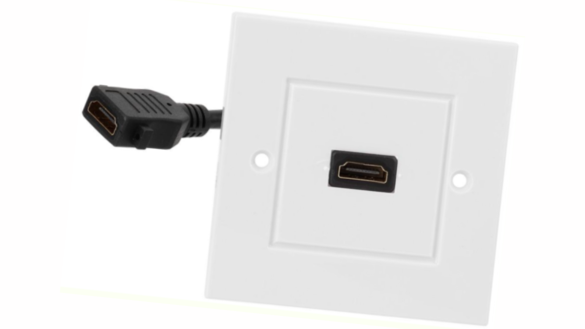 HDMI Faceplate 16cm Wire Cable Type Female to Female 3x3 Inch DIY Easy ...