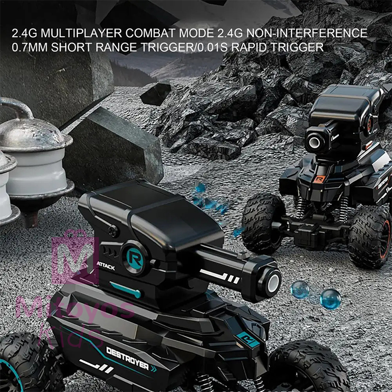 Mitoyos RC Tank Battle Toy with Water Bullet Bomb Remote Control Car ...