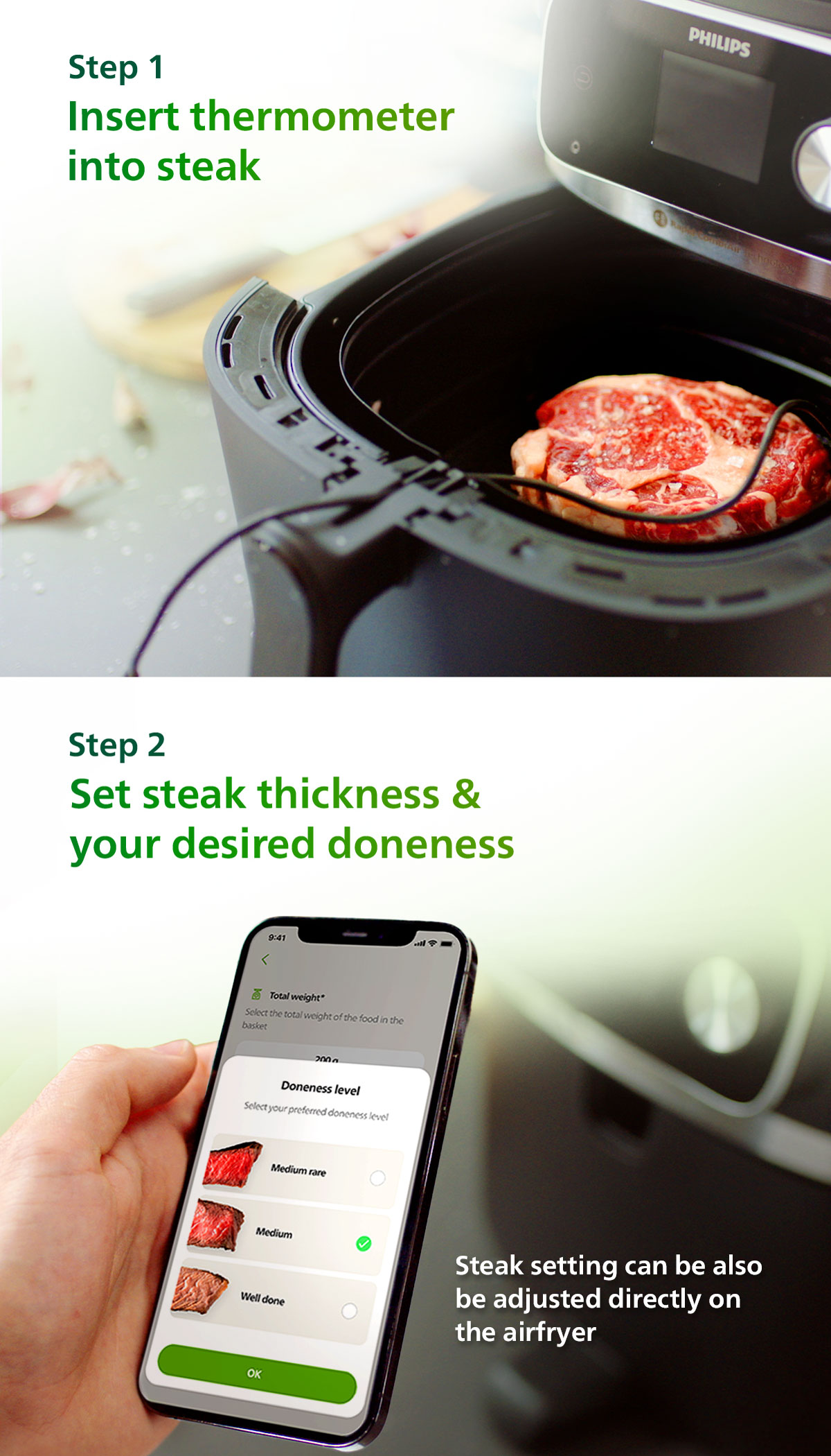 PHILIPS 7000 Series 22-in-1 Airfryer Combi XXL Connected - HD9880/90 ...