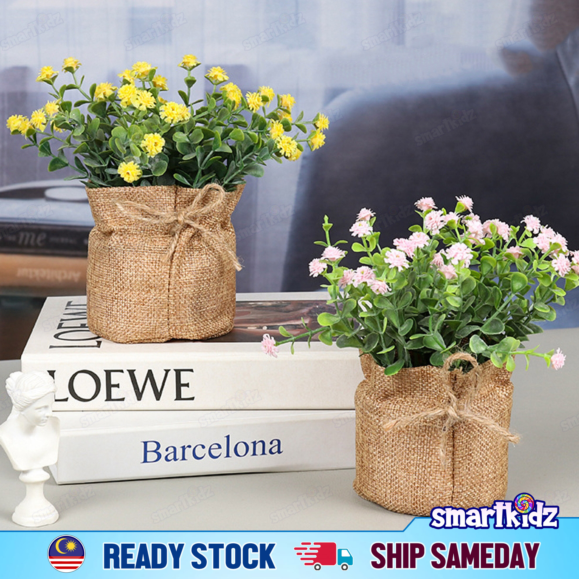 [1Pot] Artificial Plant with Pot | Hiasan Pokok Bunga Hiasan Rumah ...